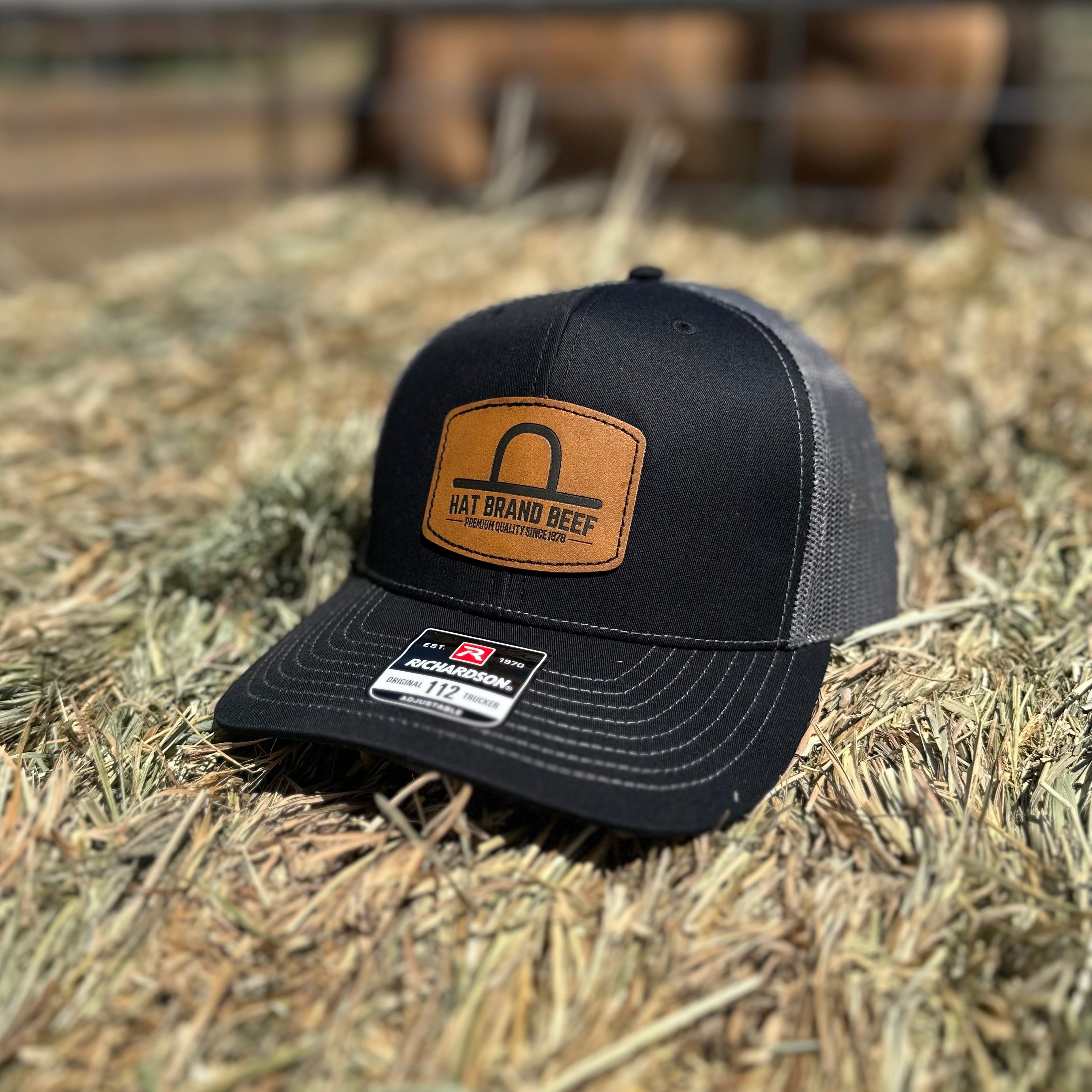 HBB Leather Patch Hat – Hat Brand Beef