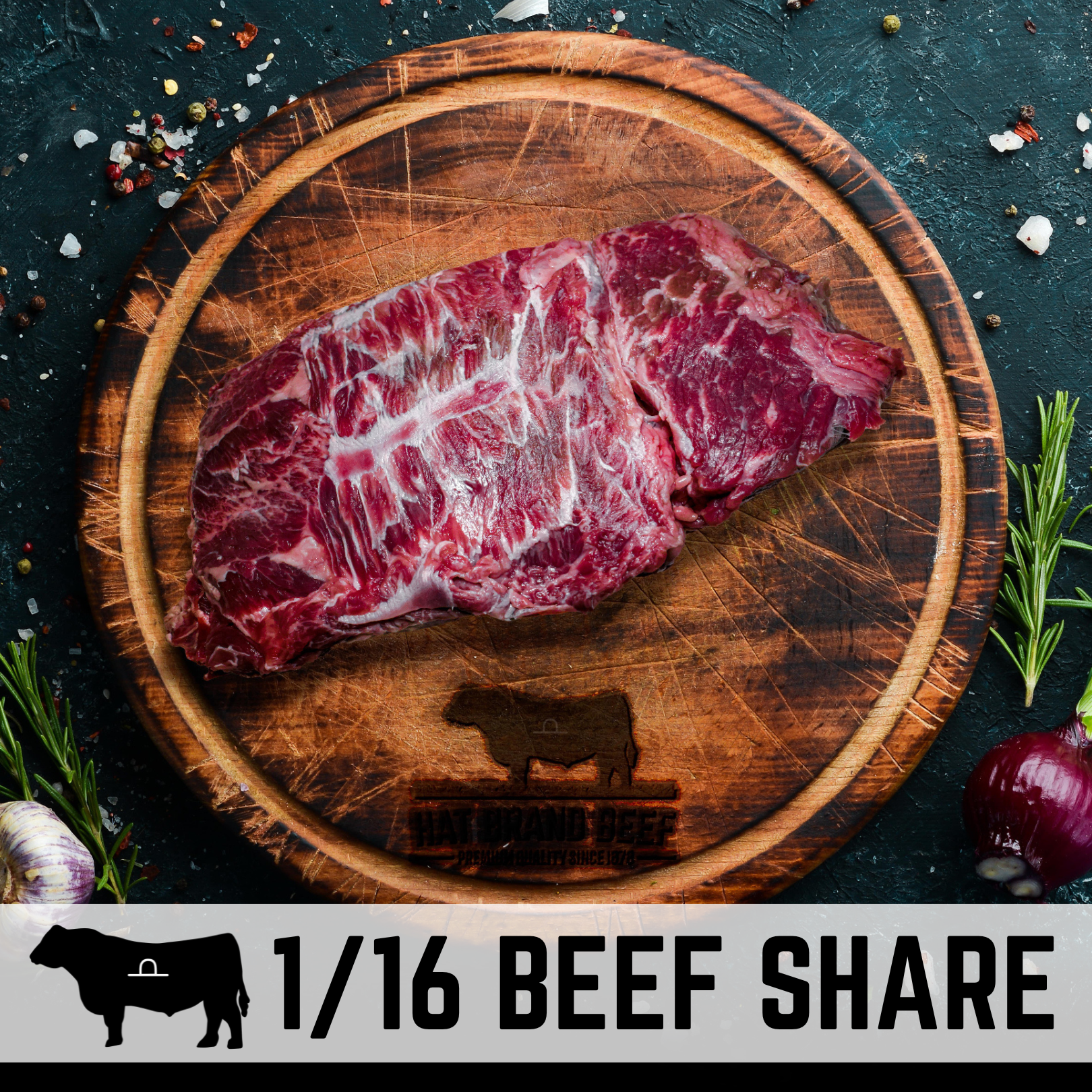 1/16 Beef Share – Hat Brand Beef