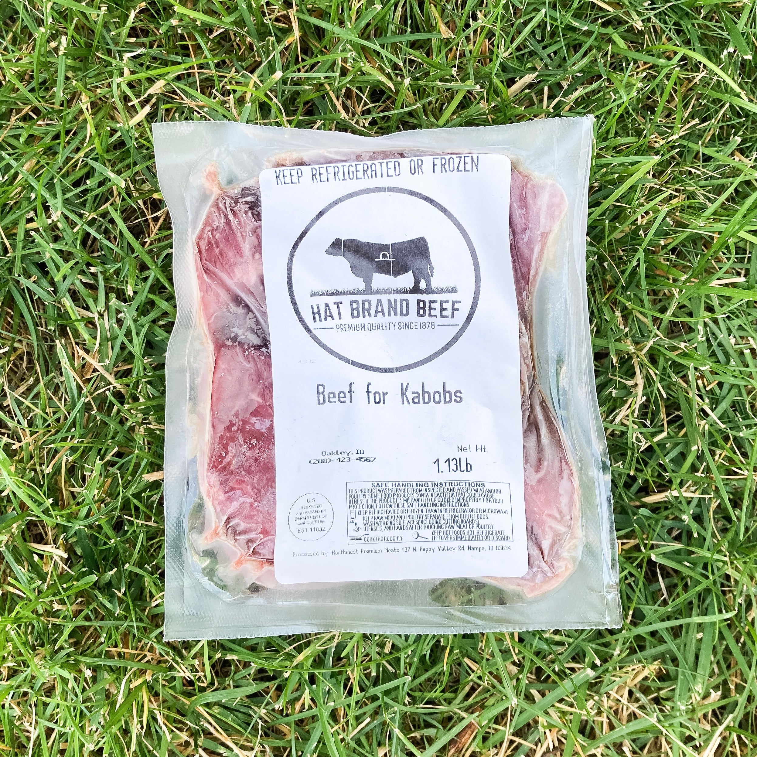 Kabob/Stew Meat – Hat Brand Beef