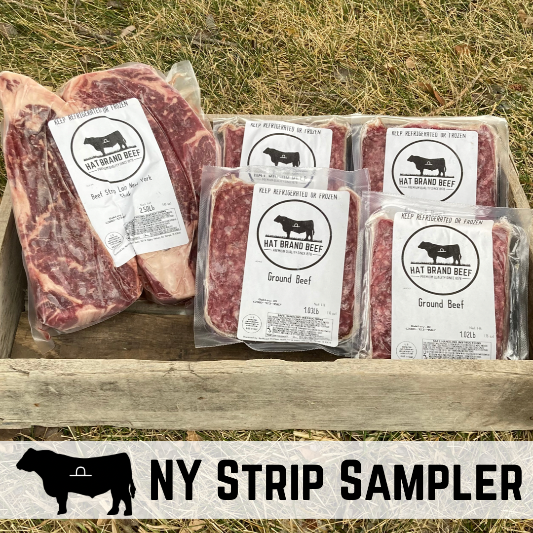 NY Strip Sampler – Hat Brand Beef